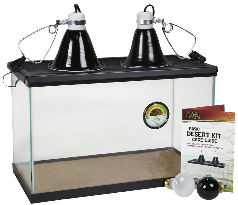 Zilla Basic Desert Starter Kit 10 Gallon, All for Reptiles, Reptile ...