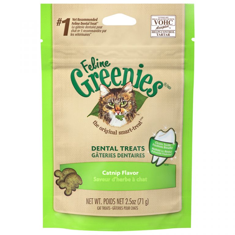 Feline Greenies Dental Catnip Flavor 4.6 OZ, All for Cats, Cat Treats ...