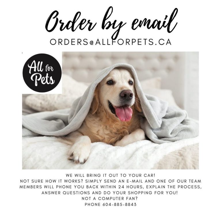 Order by Email! - All For Pets
